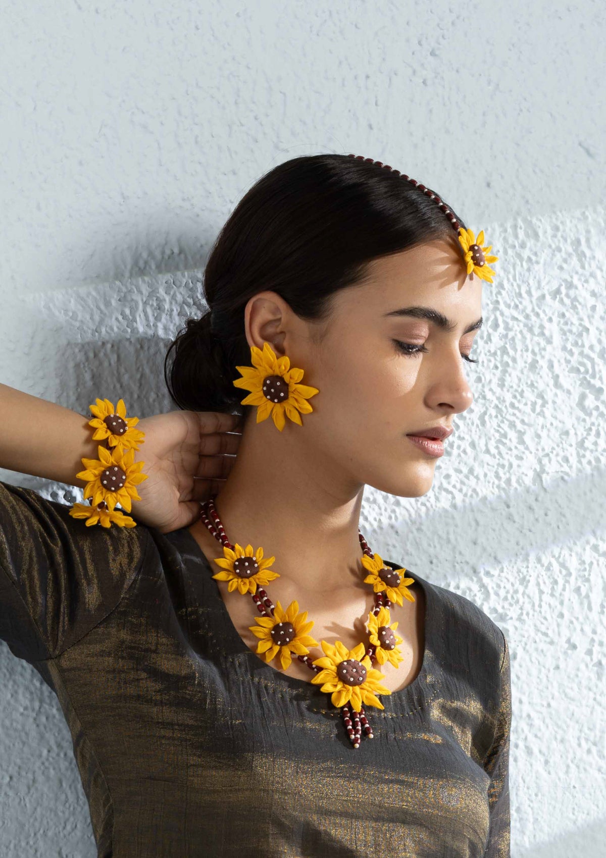 Shop Rosy Floral Jewellery Set Online