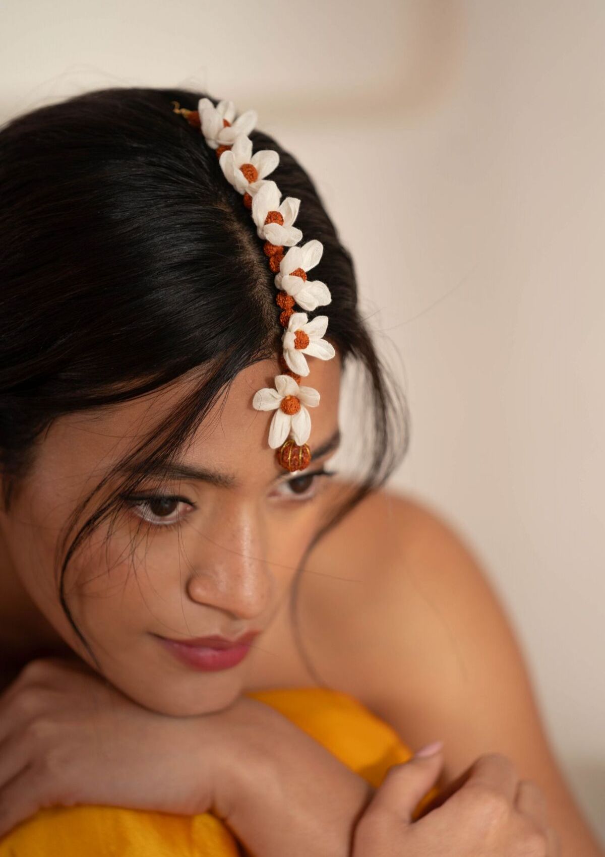 Malar Floral Mangtikka