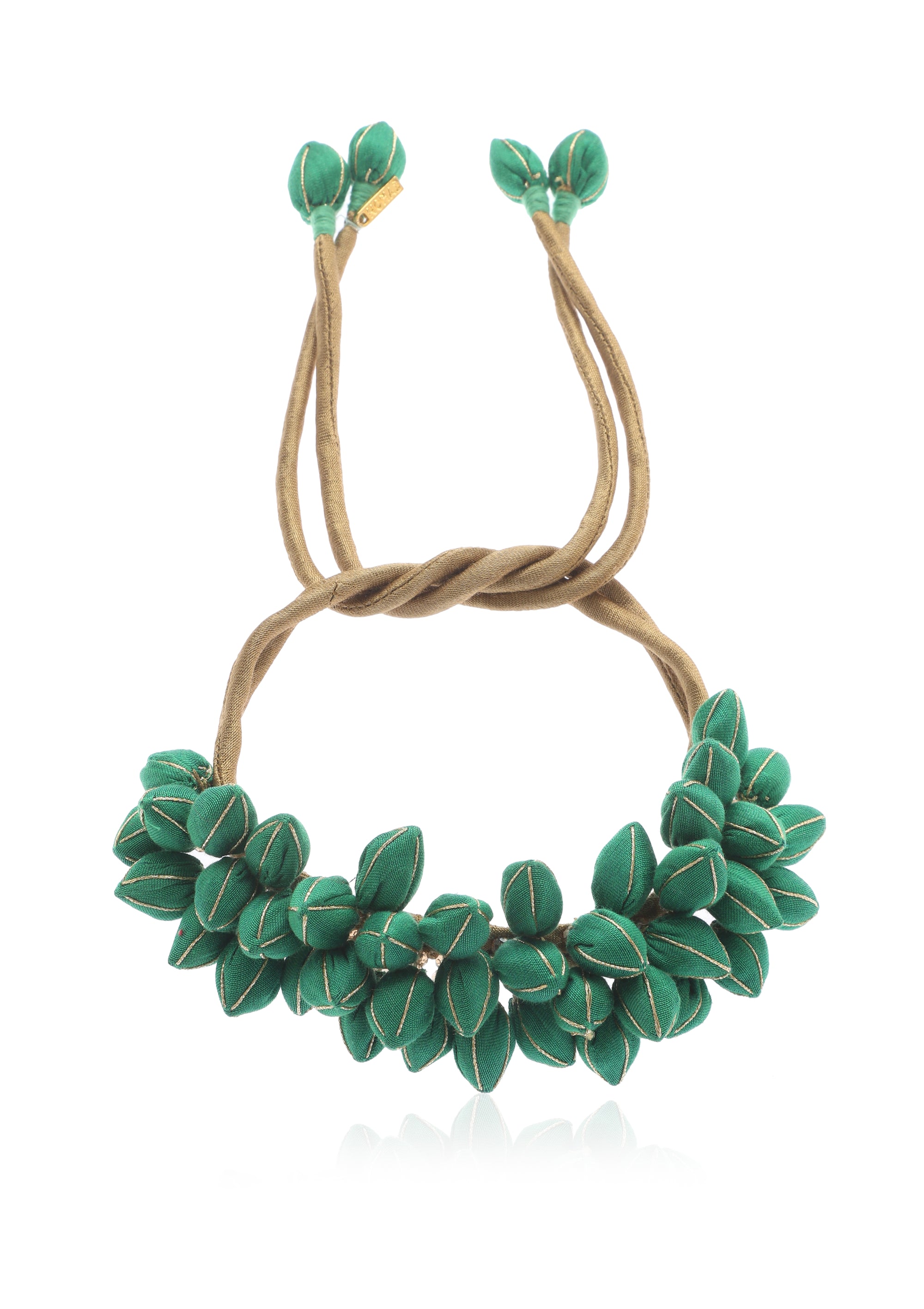 Shop Shankhi Green Floral Gajra Online