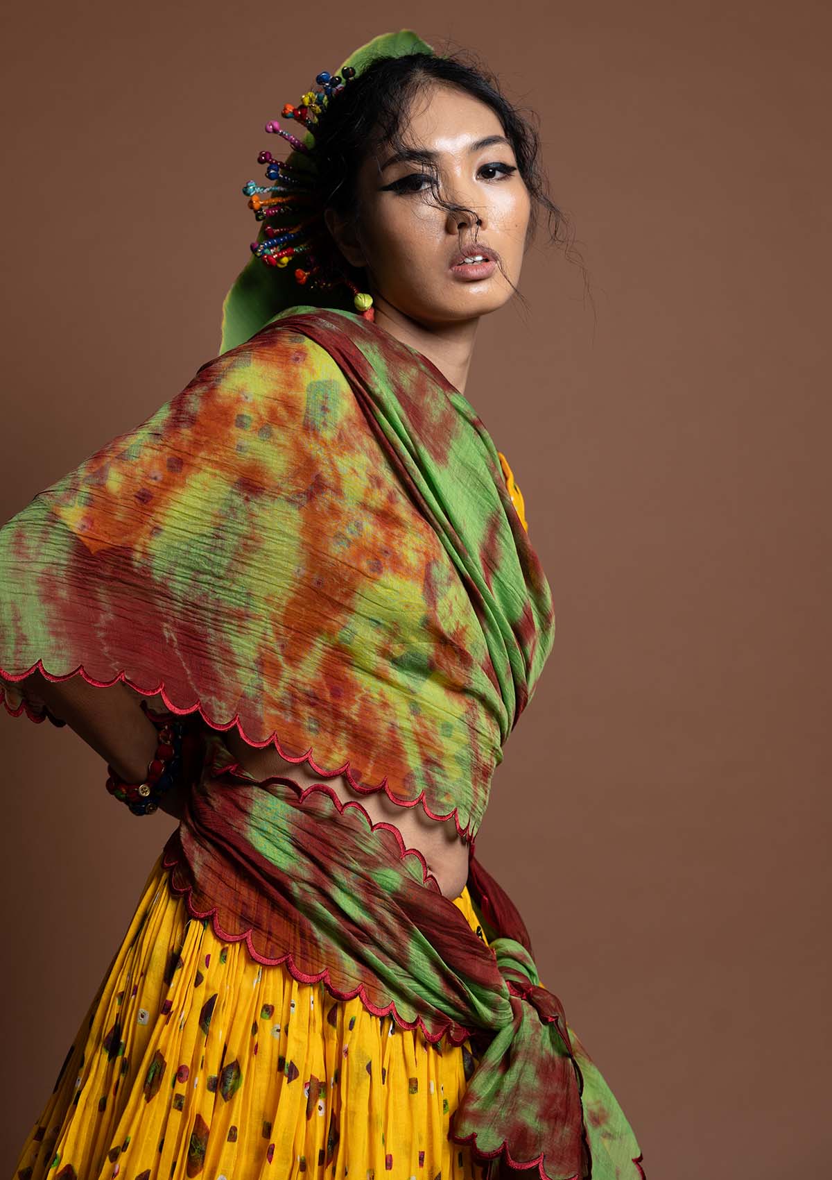 Shop Thumki Tie-Die Dupatta Online