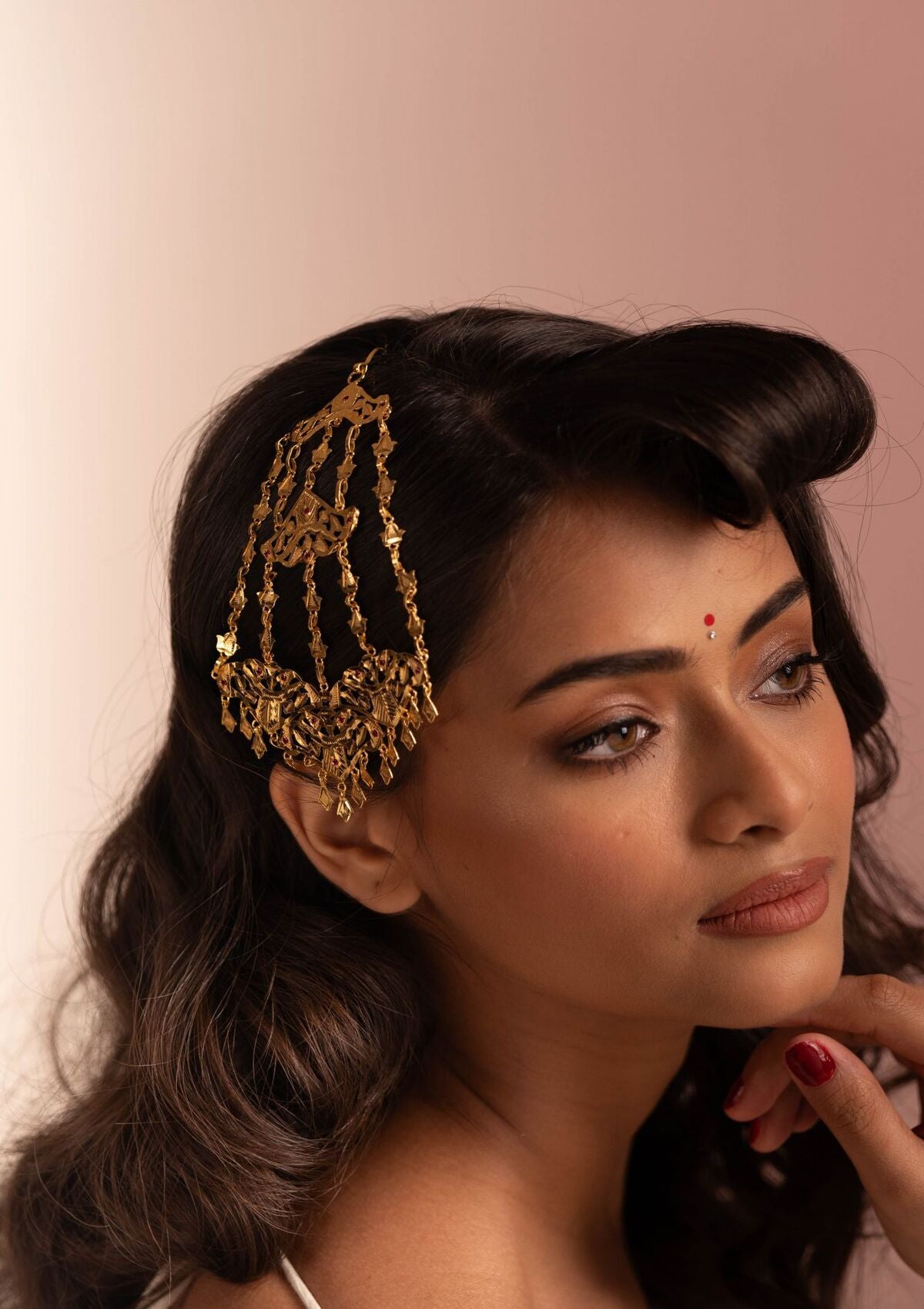 Mahla Gold Tone Silver Passa