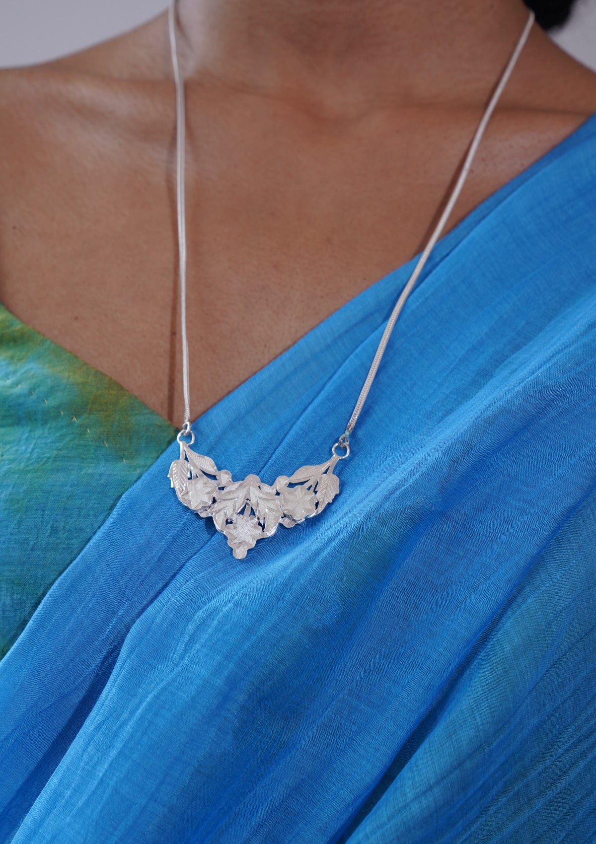Shop Indu Silver Necklace Online