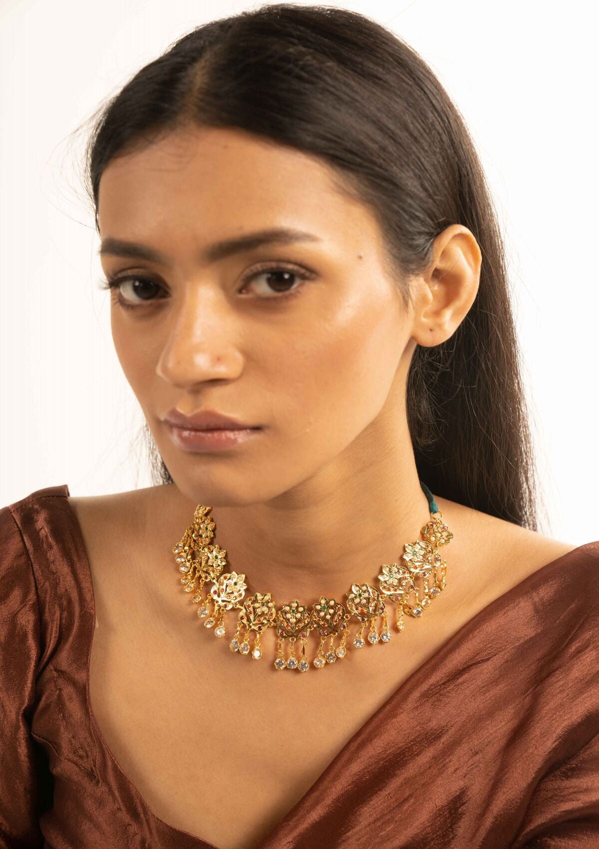 Sankla Gold Tone Silver Necklace