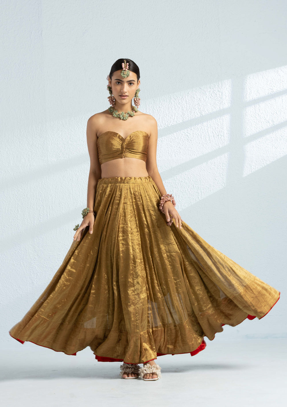 Shop Lily Bronze Tissue Skirt Online