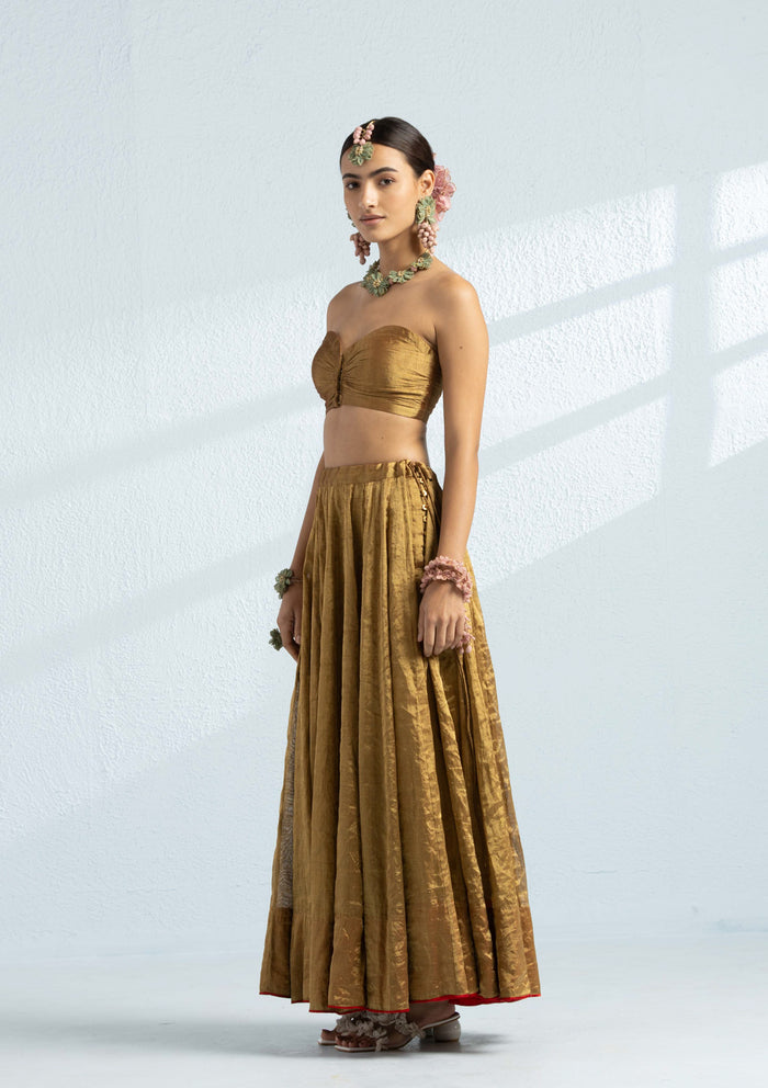 Shop Lily Bronze Tissue Skirt Online