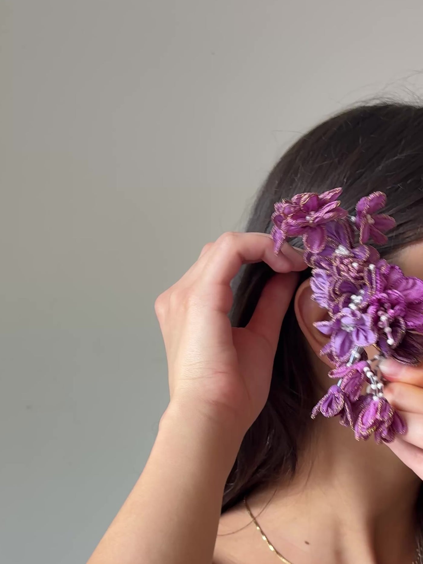 Katayu Floral Claw Clip